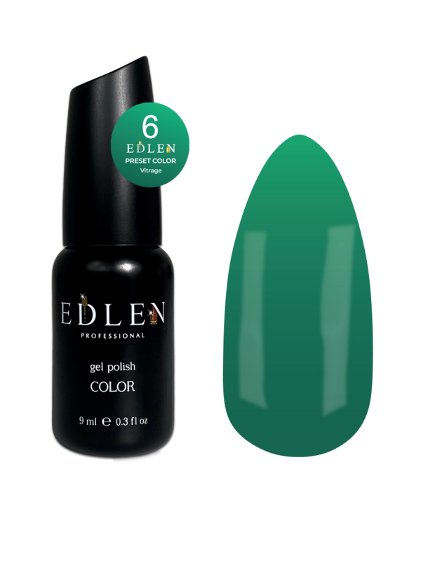 Edlen Preset color Vitrage 6 9ml | Nails Latvija